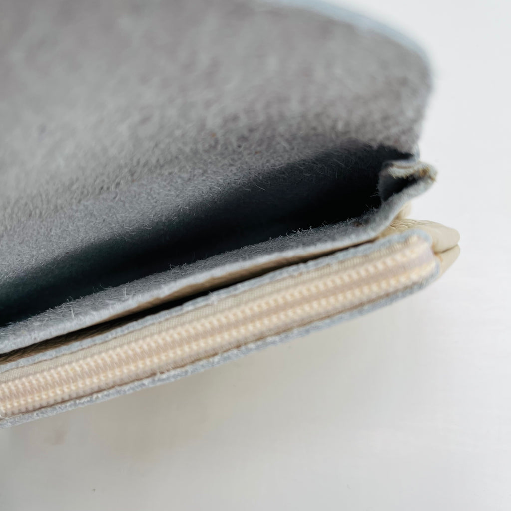 Cream Soft Leather Wide Purse – Alice's Wonders UK